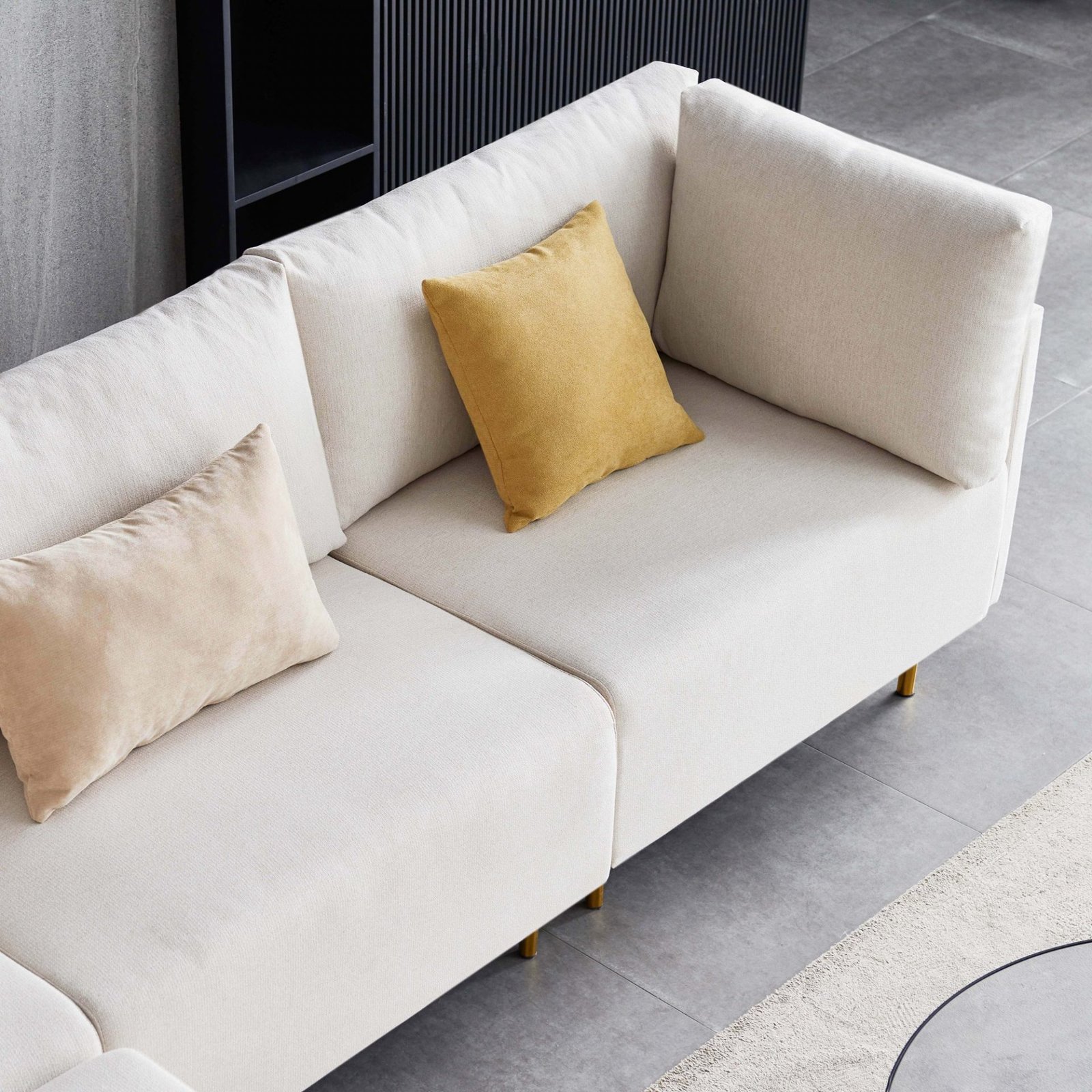 L-Shape Daybed Sofa #LSS12 - Sofa Design